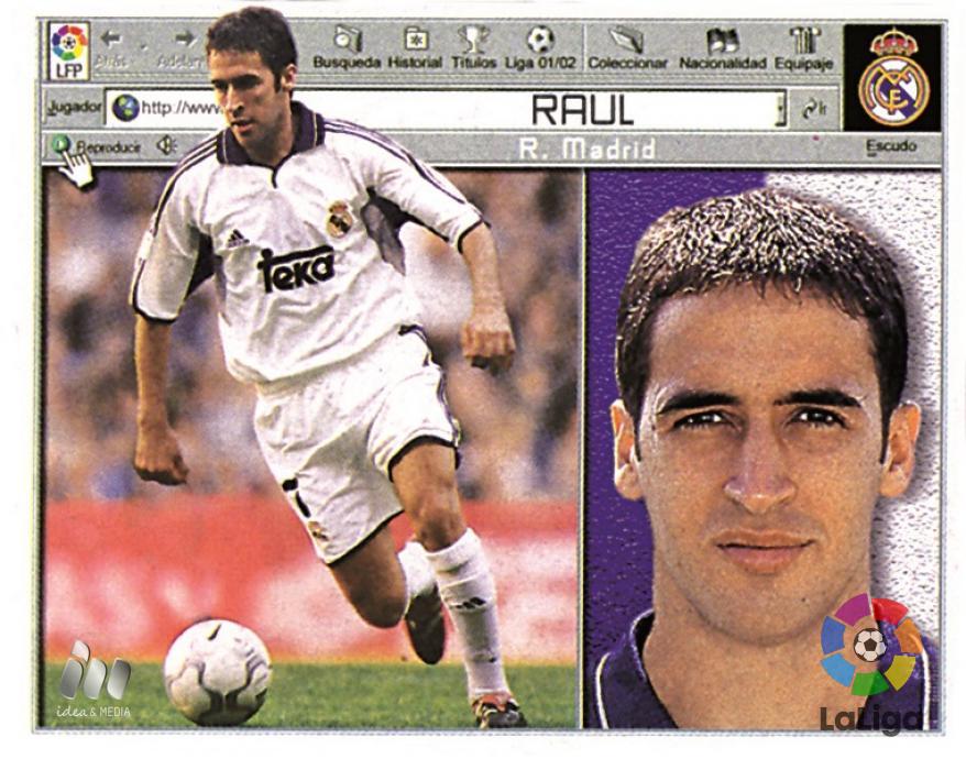 La trayectoria de Raúl González Blanco en LaLiga en cromos | LALIGA