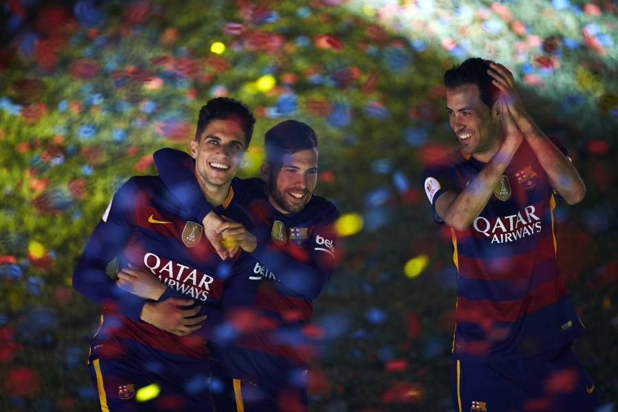 FC Barcelona's double celebrations in pictures | LALIGA