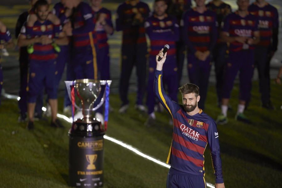 FC Barcelona's double celebrations in pictures | LALIGA