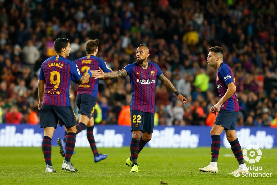 A bird's-eye view of Messi's defence-splitting pass | LaLiga