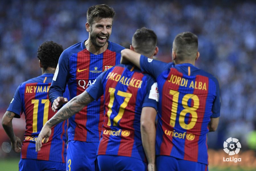Gerard Pique: FC Barcelona's goal-scoring defender! | LaLiga