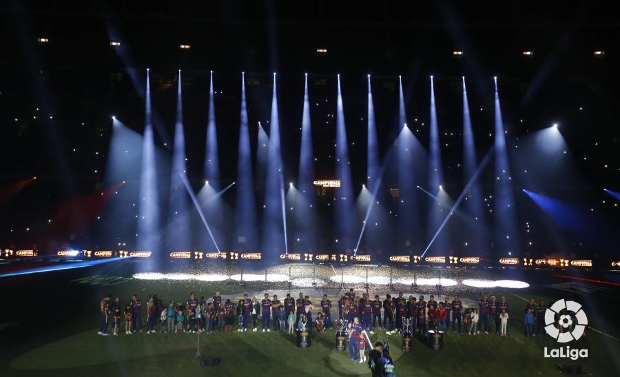 FC Barcelona's double celebrations in pictures | LALIGA