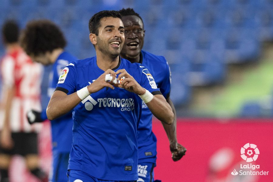 El gol de Ángel que salvó un punto ante el Athletic Club, desde el aire ...