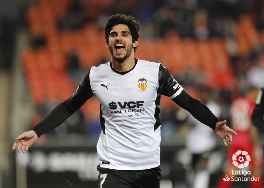 Guedes' great season, in goals | LALIGA