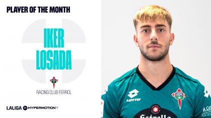 Iker Losada named LALIGA HYPERMOTION Player of the Month for December ...