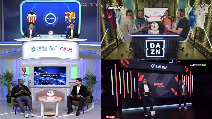 LALIGA’s broadcasters get the competition ball rolling around the world ...