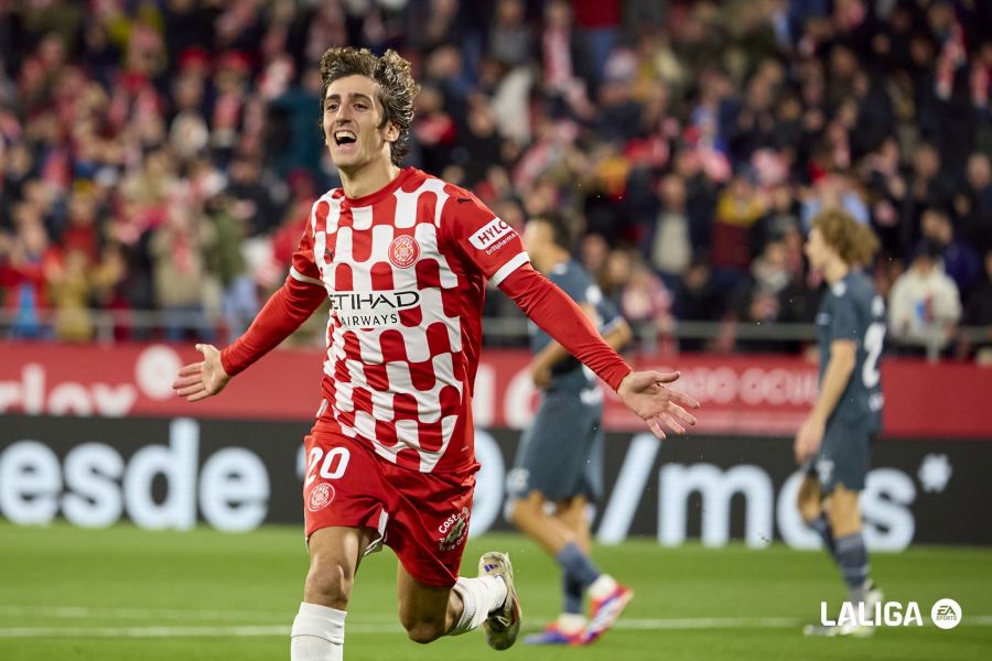 Bryan Gil culminó una acción colectiva espectacular del Girona FC | LALIGA